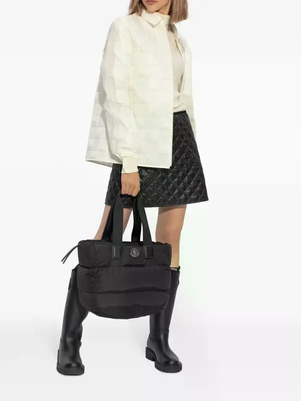 Moncler Kickstream Drawstring Knee-high Boots - Black