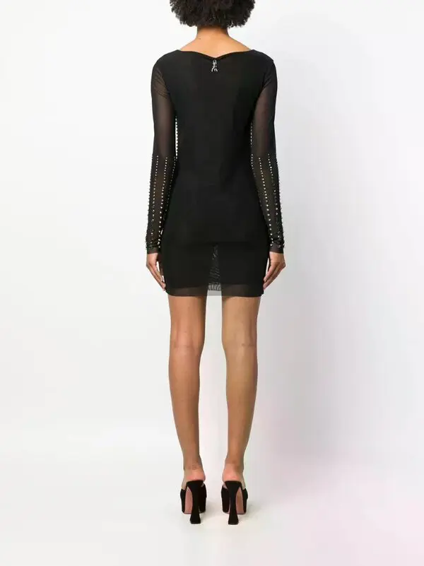 Patrizia Pepe Crystal-embellished Minidress