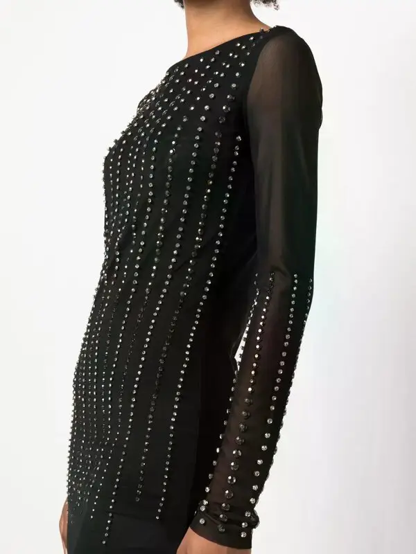 Patrizia Pepe Crystal-embellished Minidress