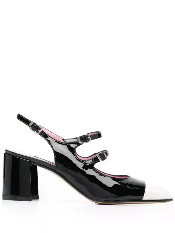 CAREL Papaya 65mm Two-tone Pumps
