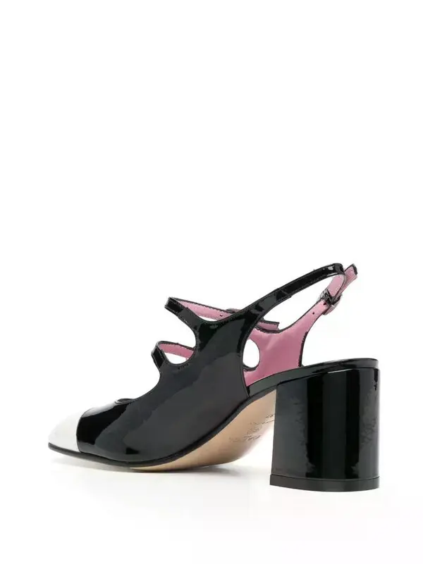 CAREL Papaya 65mm Two-tone Pumps