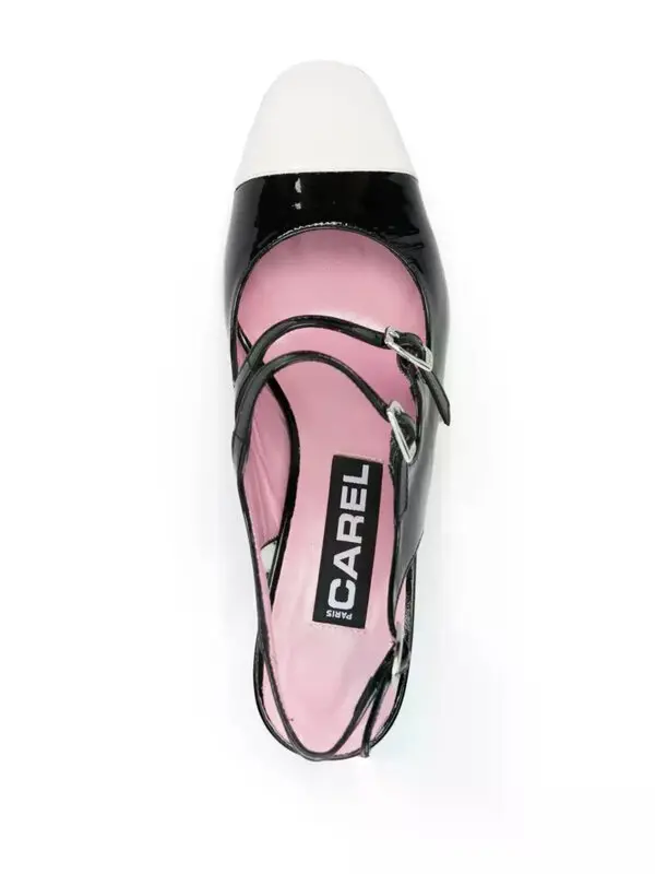 CAREL Papaya 65mm Two-tone Pumps
