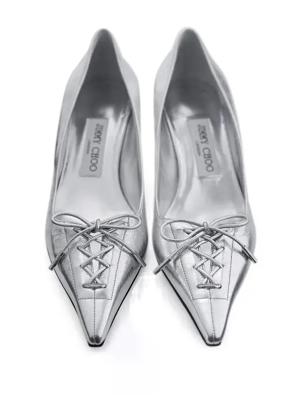 JIMMY CHOO Scarlett 50 Pumps - Silver