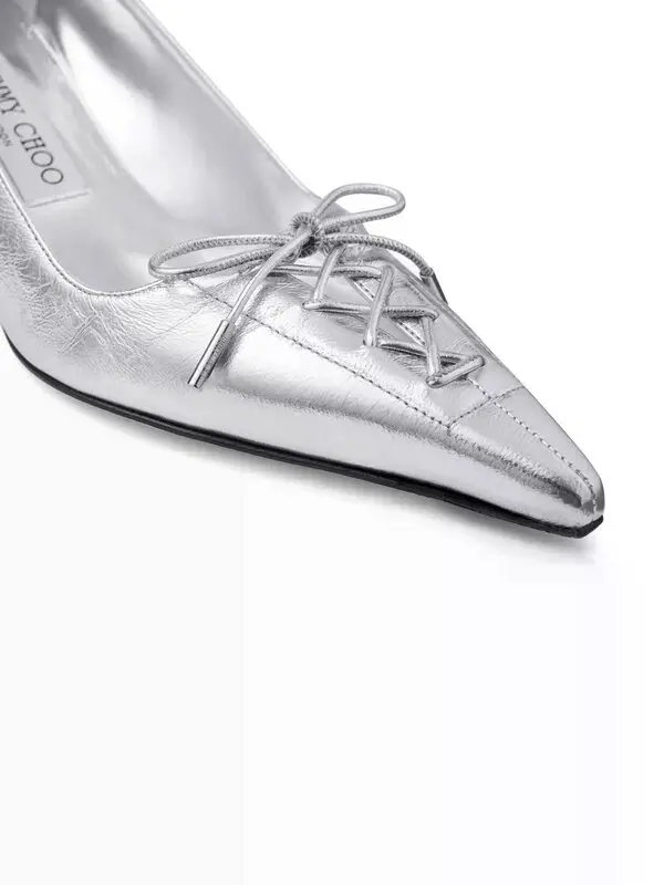 JIMMY CHOO Scarlett 50 Pumps - Silver