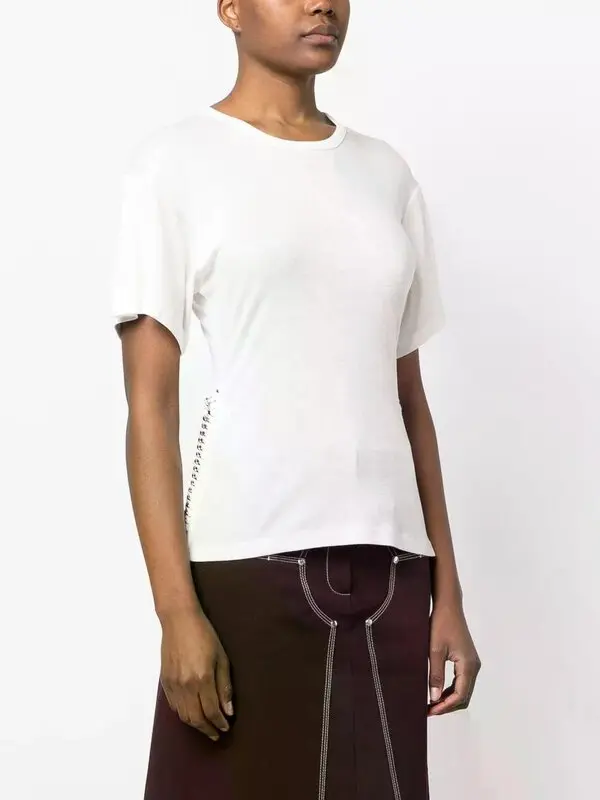 Stella McCartney Chain-link Detail Short-sleeve T-shirt - White