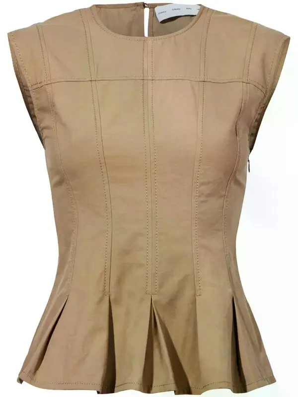 Proenza Schouler White Label Felix Top - Brown