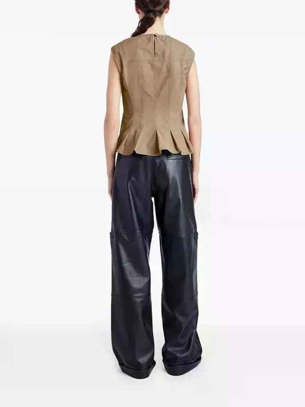 Proenza Schouler White Label Felix Top - Brown