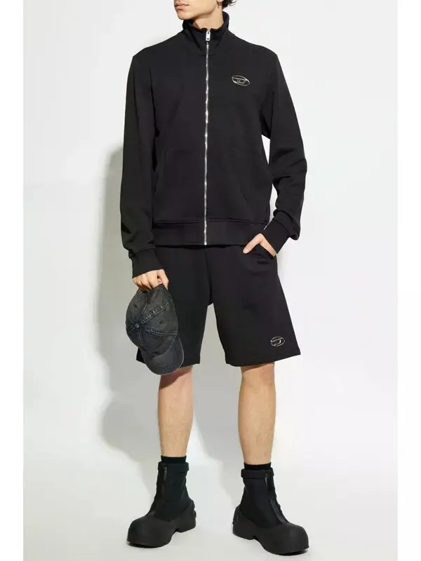 DIESEL® Elasticated Waistband Shorts With Logo Detail