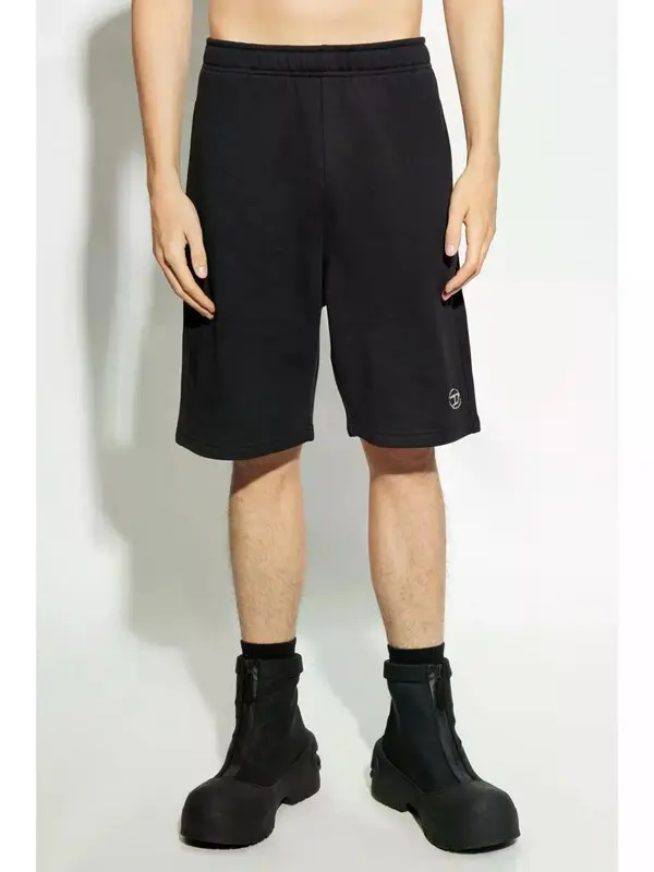 DIESEL® Elasticated Waistband Shorts With Logo Detail