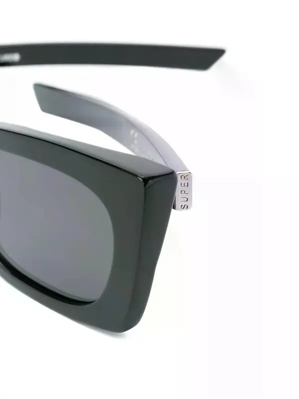 RETROSUPERFUTURE Fred Square Frame Sunglasses - Black