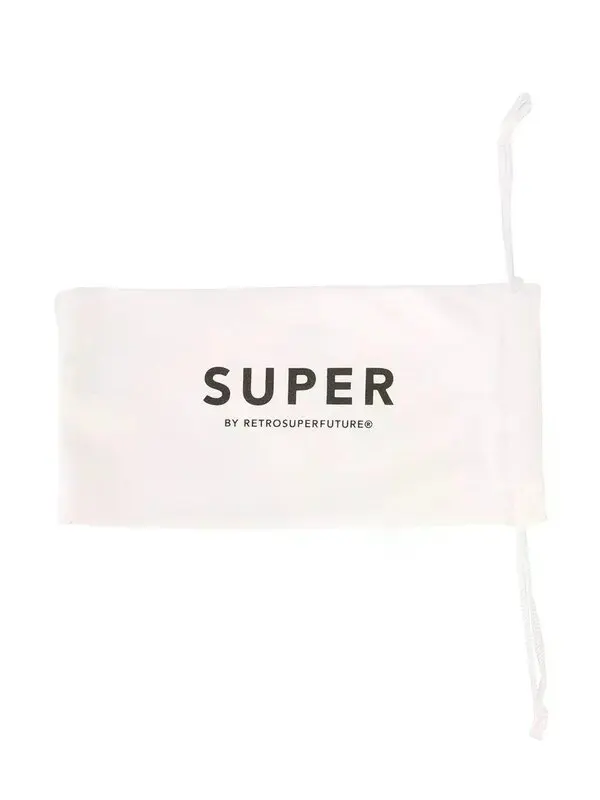 RETROSUPERFUTURE Fred Square Frame Sunglasses - Black