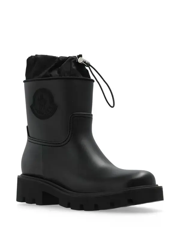 Moncler Lug Sole Slip-on Ankle Boots - Black