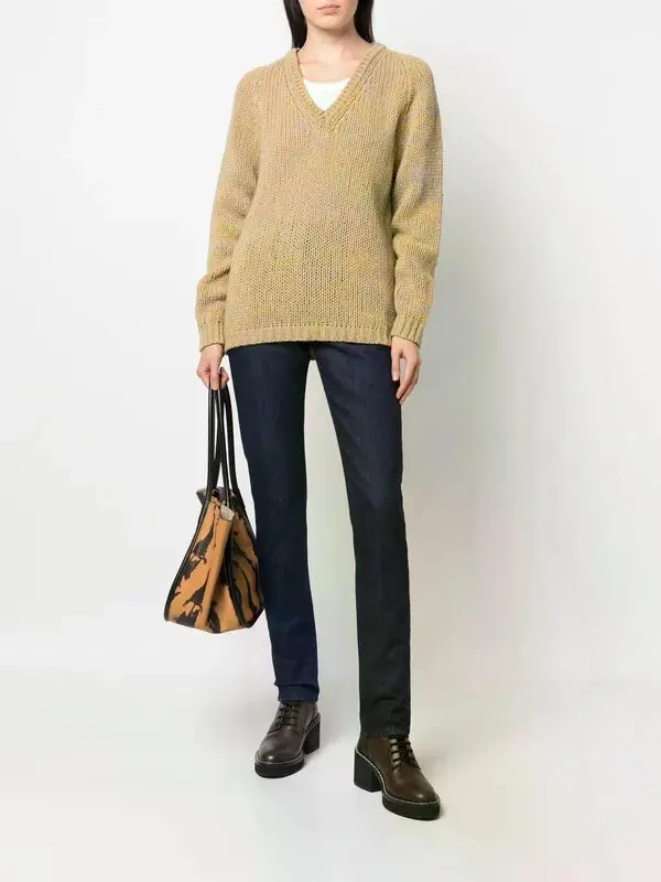 Aspesi Virgin Wool V-neck Jumper