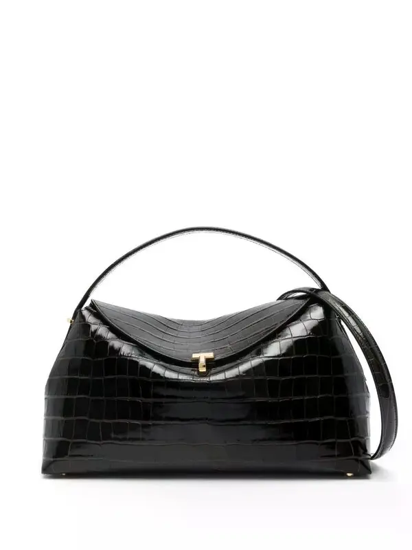 TOTEME T-lock Top Handle Bag - Brown