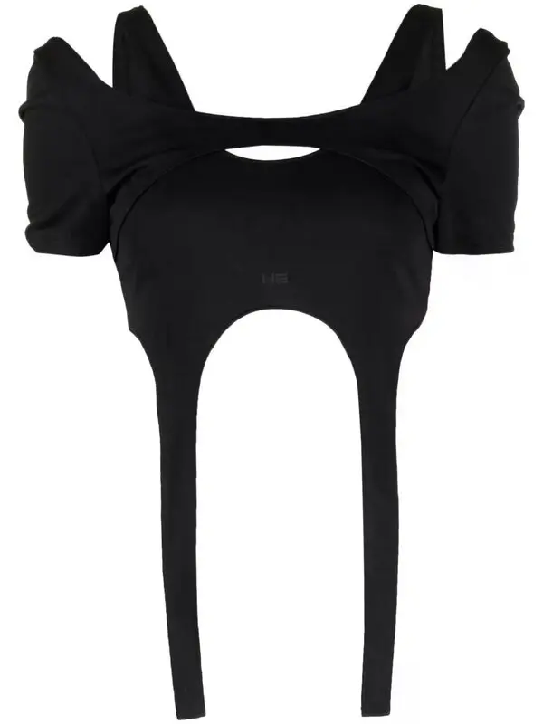 HELIOT EMIL Arid Harness Top - Black