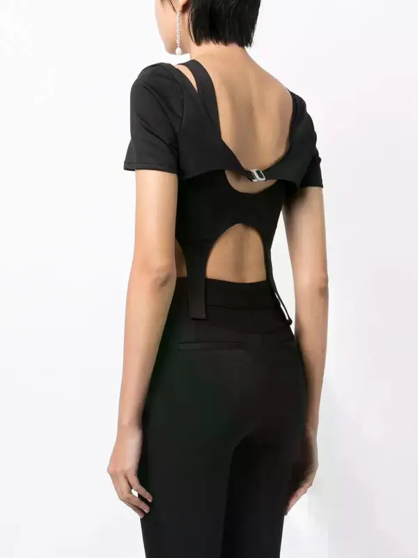 HELIOT EMIL Arid Harness Top - Black