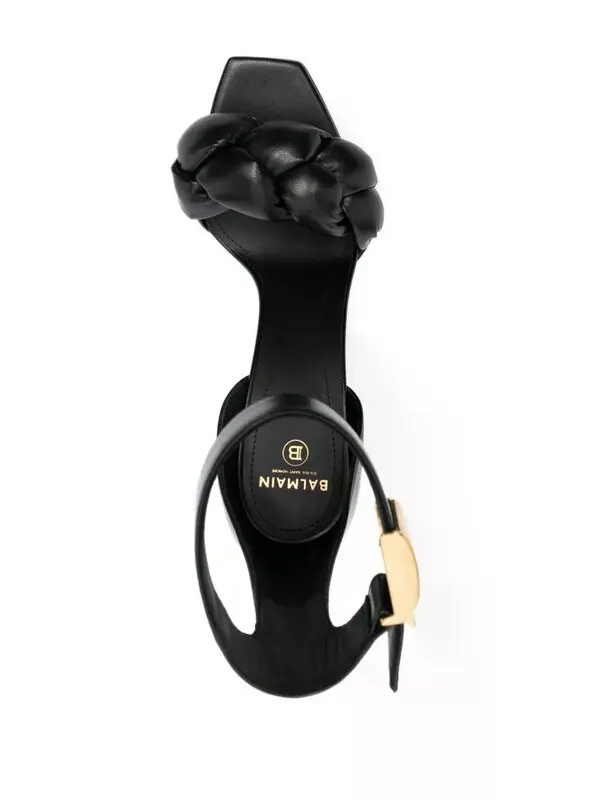Balmain Logo-plaque Open-toe Sandals