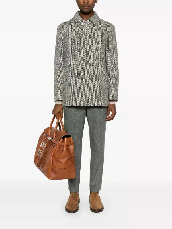 Brunello Cucinelli Flannel Double-pleat Trousers