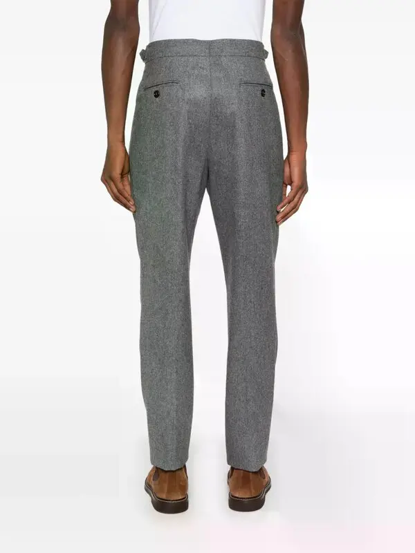 Brunello Cucinelli Flannel Double-pleat Trousers