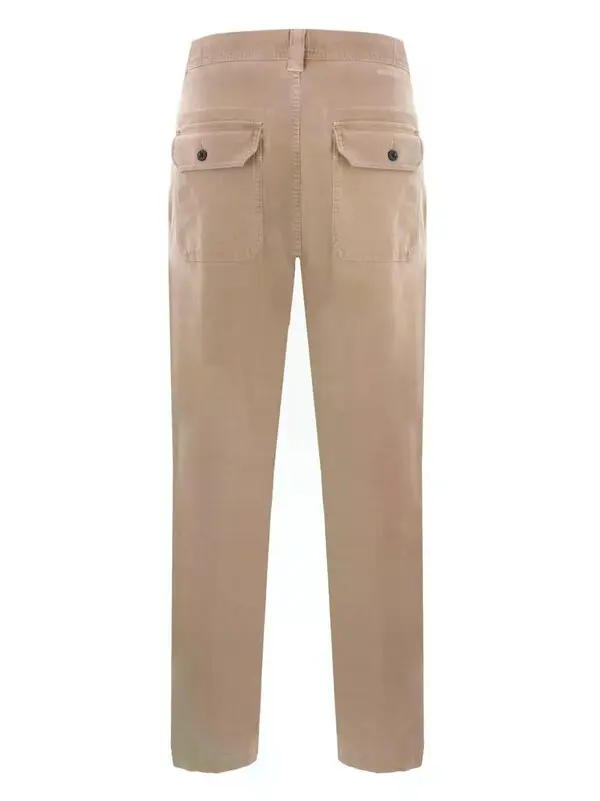 Incotex Garment-dyed Straight-leg Trousers - Neutrals