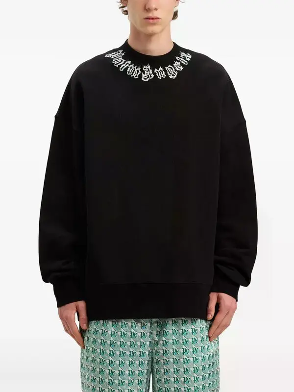 Palm Angels Logo-print Cotton Sweatshirt