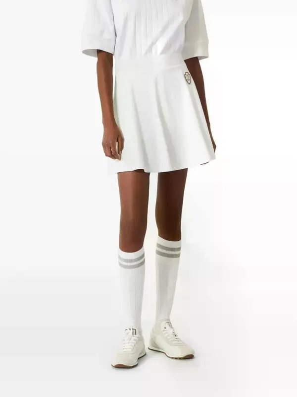 Brunello Cucinelli Cotton Pleated Skirt