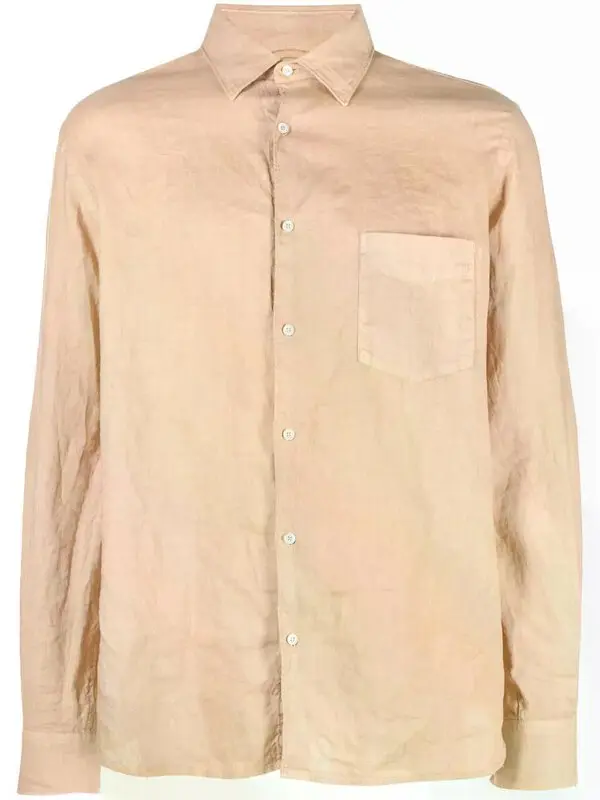 Aspesi Long-sleeve Linen Shirt