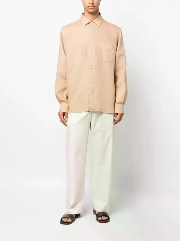 Aspesi Long-sleeve Linen Shirt
