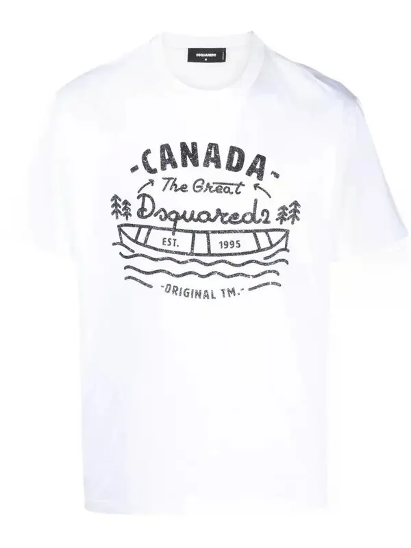 Dsquared2 Logo-print Cotton T-shirt