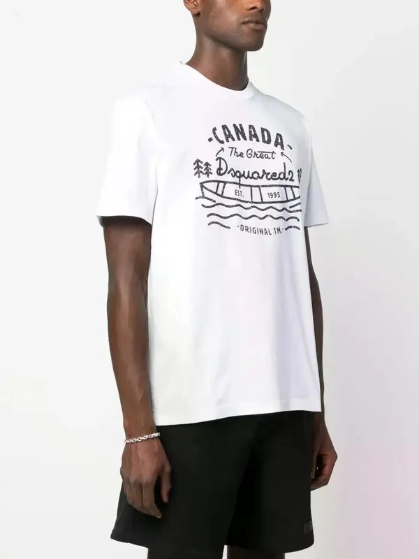Dsquared2 Logo-print Cotton T-shirt