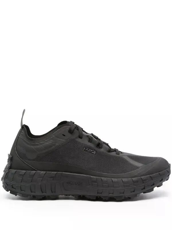 NORDA 001 Panelled Lace-up Sneakers - Black