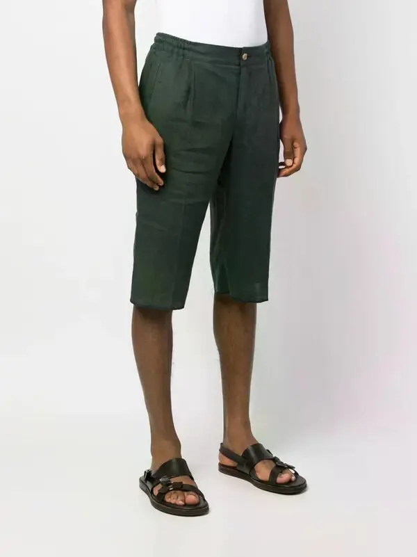 Kiton Linen Bermuda Shorts