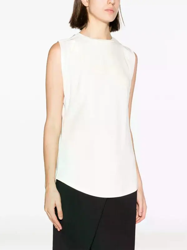 Michael Kors Pleat-detailing Tank Top - Neutrals