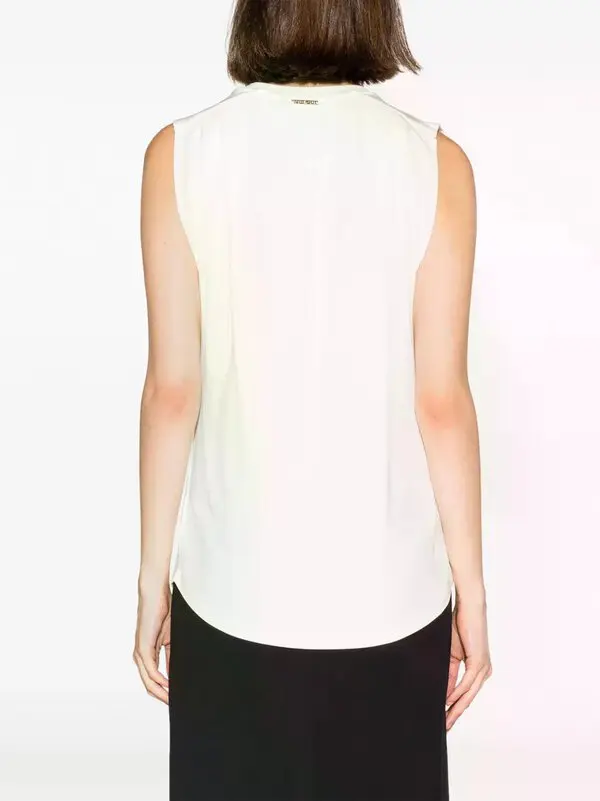 Michael Kors Pleat-detailing Tank Top - Neutrals