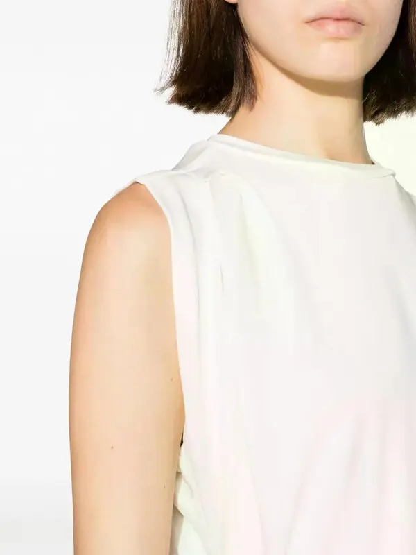 Michael Kors Pleat-detailing Tank Top - Neutrals
