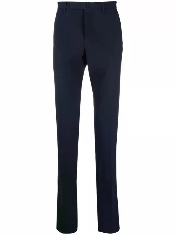 Incotex Tailored Cotton Trousers - Blue