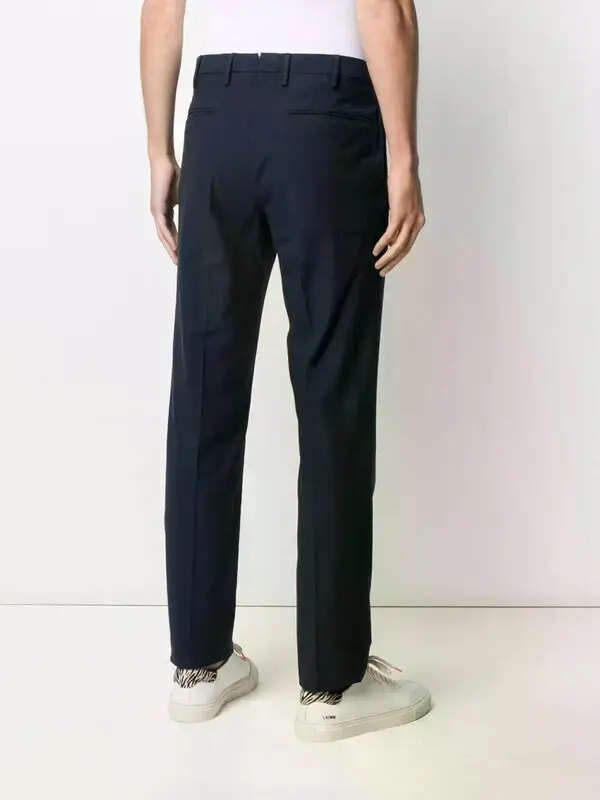 Incotex Tailored Cotton Trousers - Blue