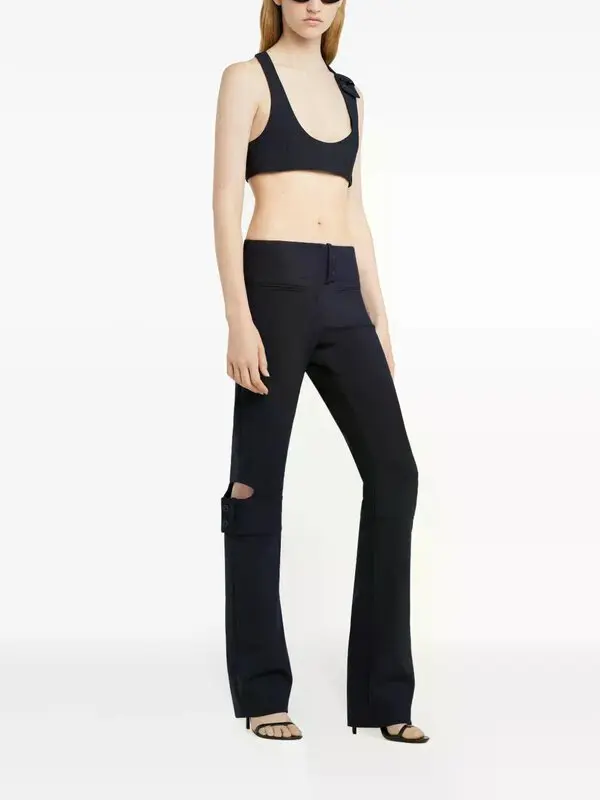 COURREGES Buttoned Tank Top