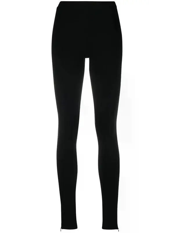 TOTEME Zip High-waisted Leggings