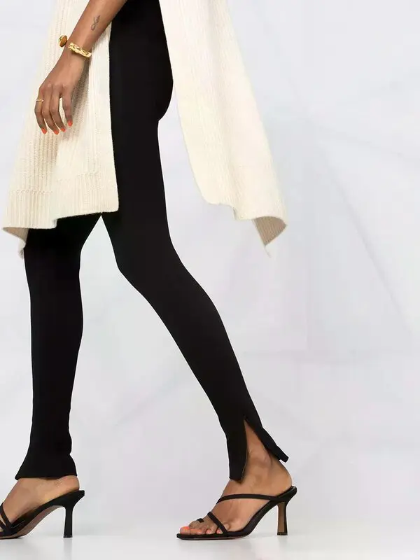 TOTEME Zip High-waisted Leggings
