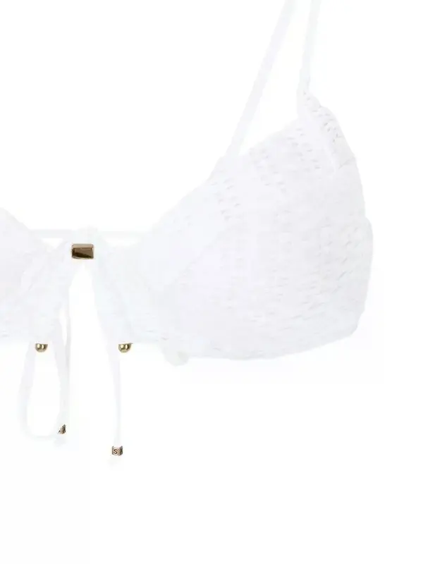 AMIR SLAMA Open-knit Underwire Bikini Set
