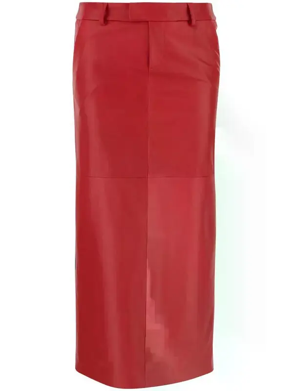 ARMARIUM Leather Column Skirt