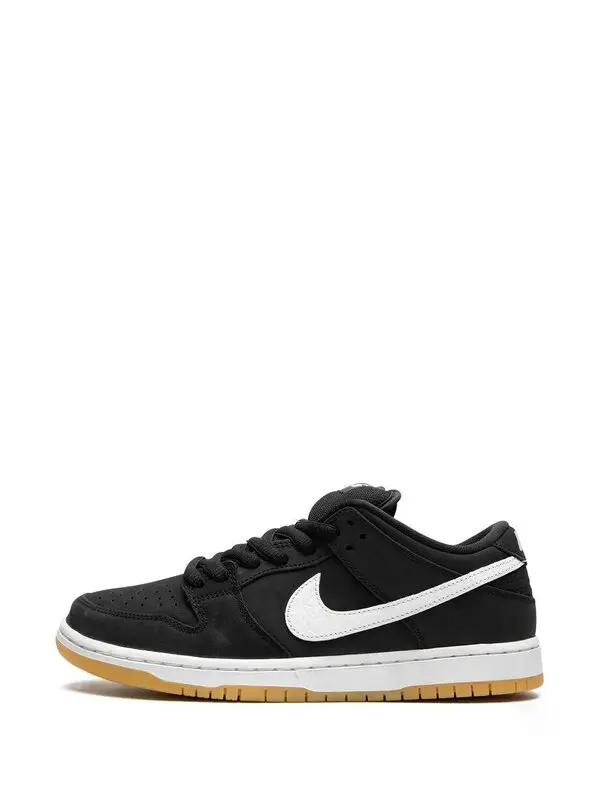 Nike Sb Dunk Low Pro Gum Sneakers - Black