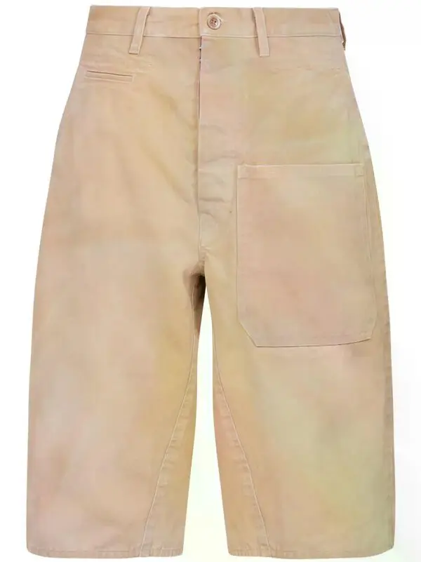 MAISON MARGIELA High-waisted Cotton Shorts
