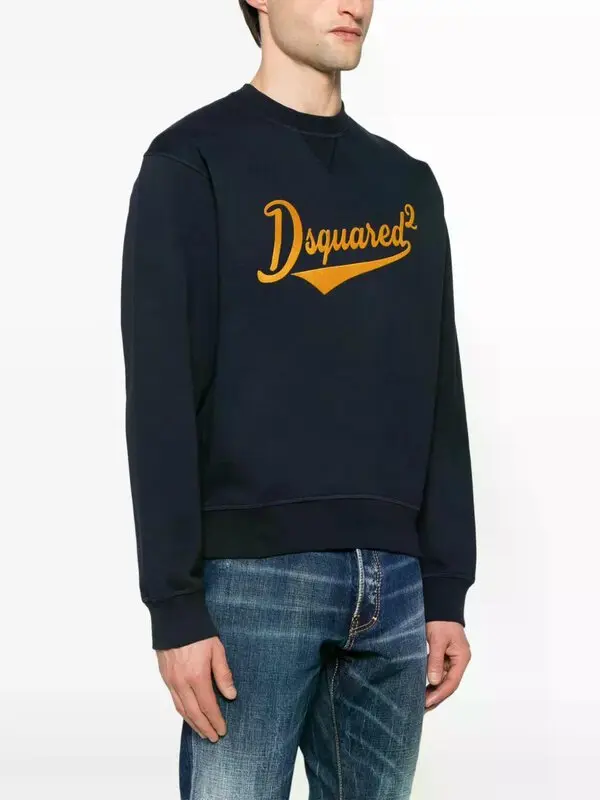 Dsquared2 Logo-flocked Sweatshirt