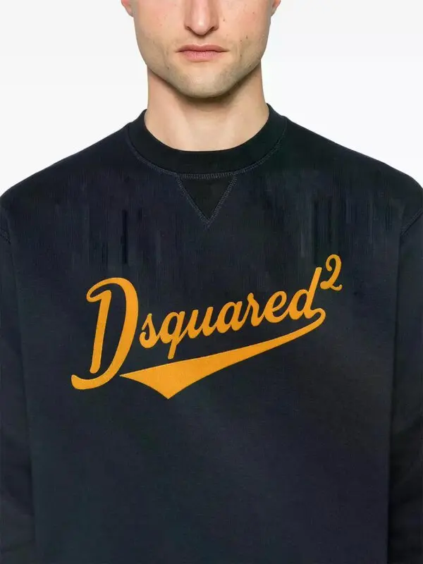 Dsquared2 Logo-flocked Sweatshirt
