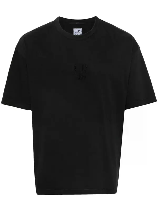 C.P. COMPANY Logo-embroidered T-shirt