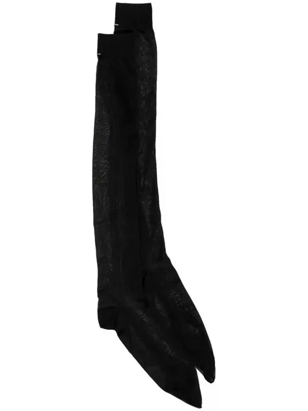MAISON MARGIELA Tabi Silk Socks - Black