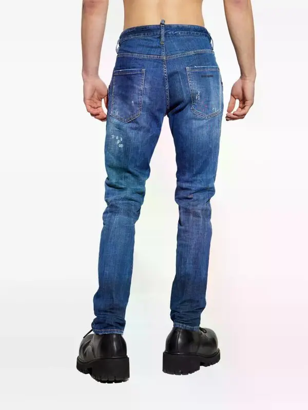 Dsquared2 Logo-tag Jeans - Blue