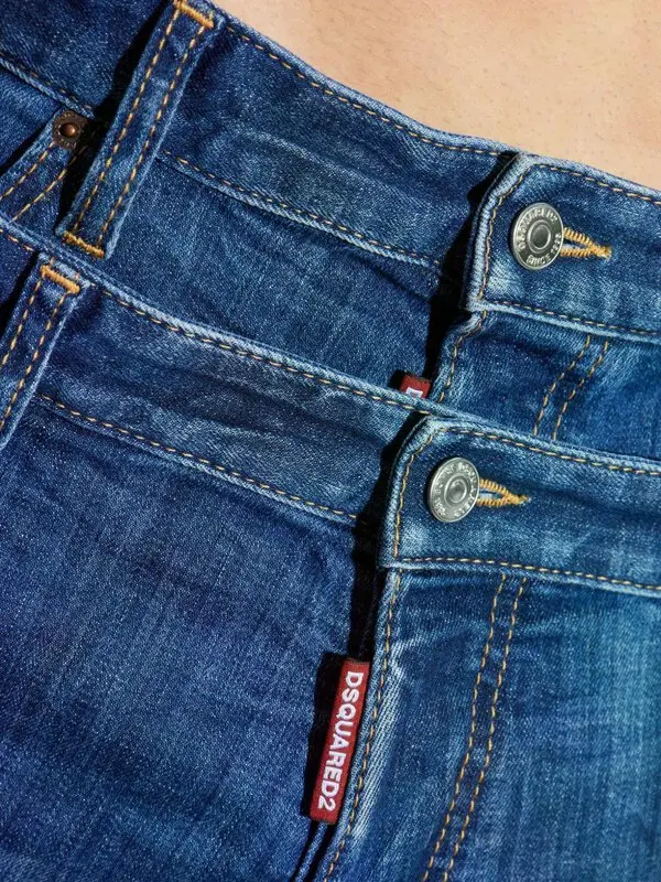 Dsquared2 Logo-tag Jeans - Blue